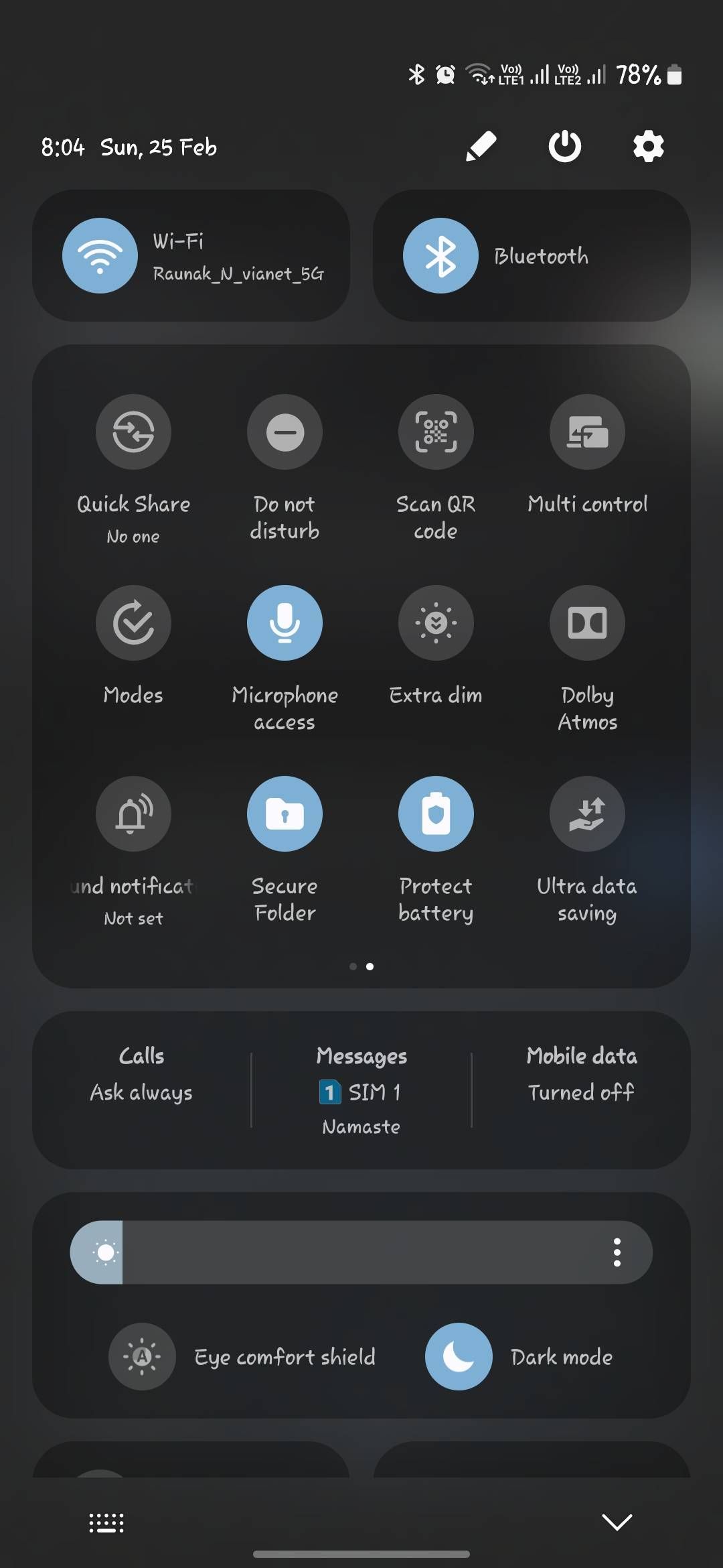 Shortcut for DND - Samsung Members