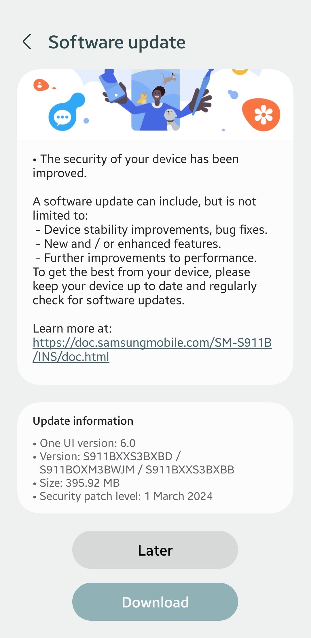 S23 March security patch update - Samsung Members