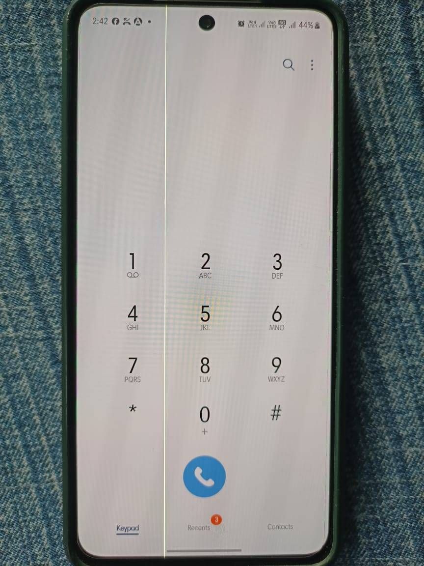 Green line issue on my S21fe 5g after update - Samsung Members