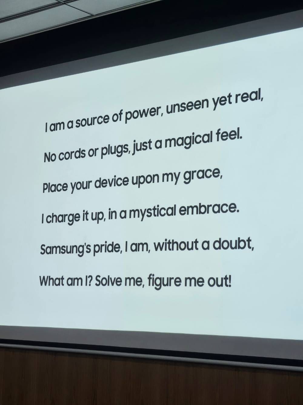 Riddles time at Samsung Members Connect - Samsung Members