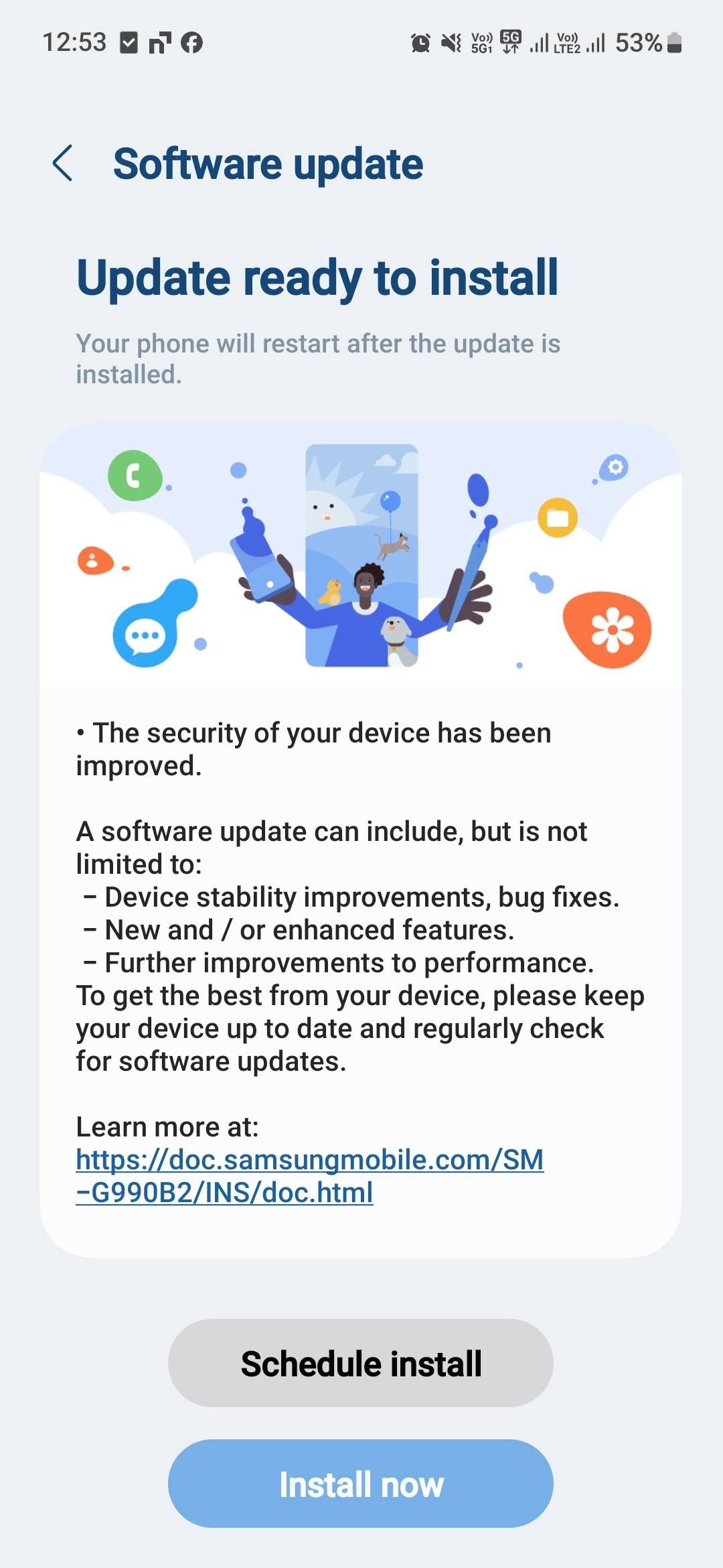 Security update - Samsung Members