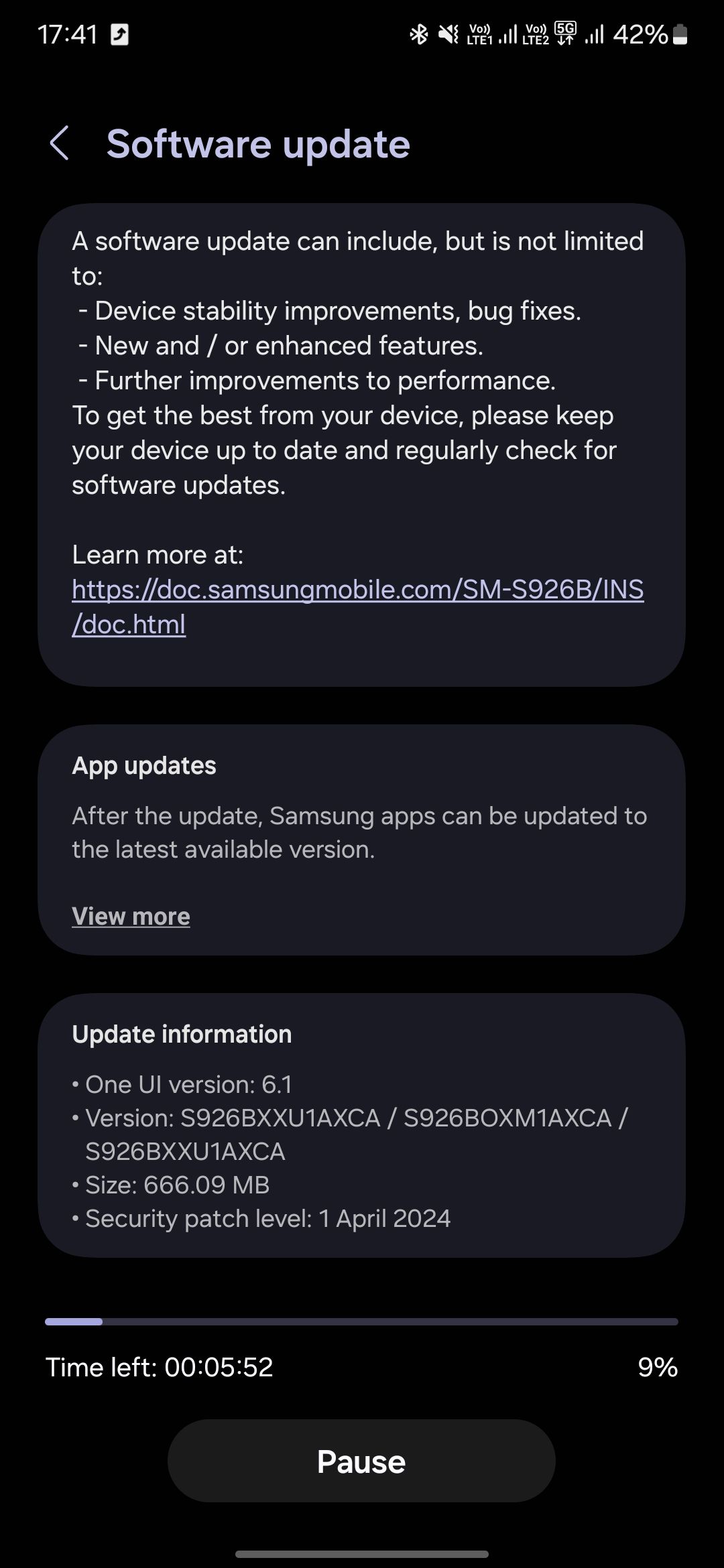 Galaxy S24 + April security Patch update released - Samsung Members