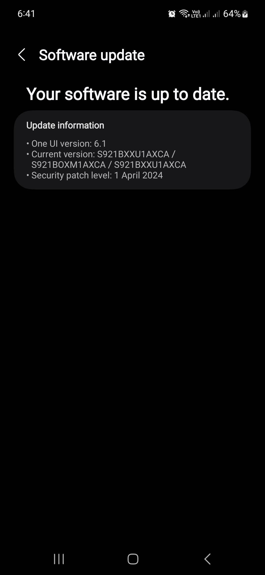 Software Update - 1 April 2024 - S24 Update - Samsung Members