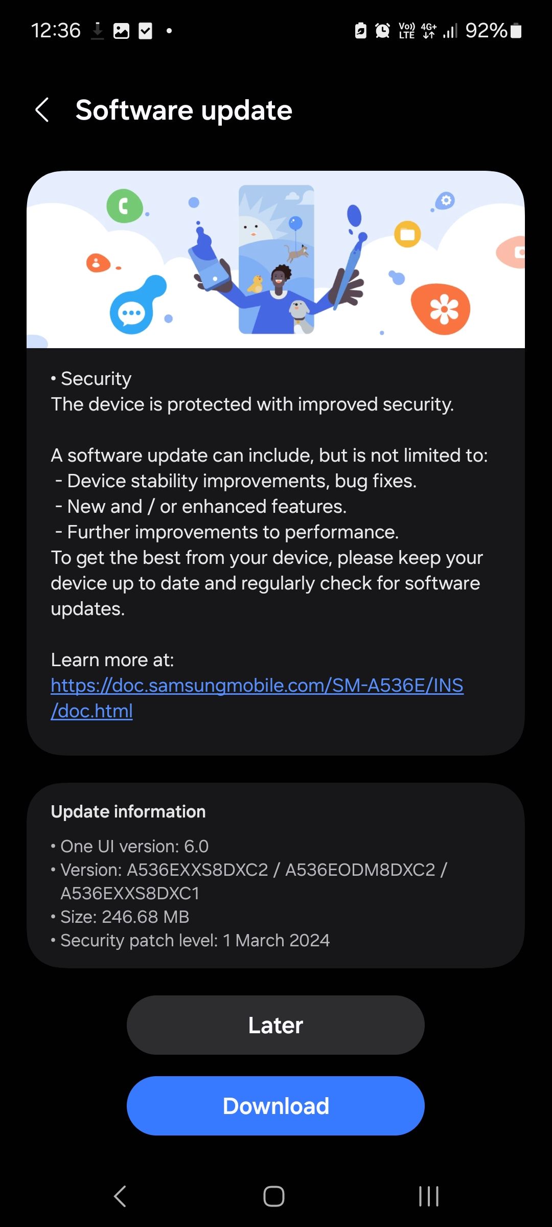 A53 5G March Security Update Now Available - Samsung Members