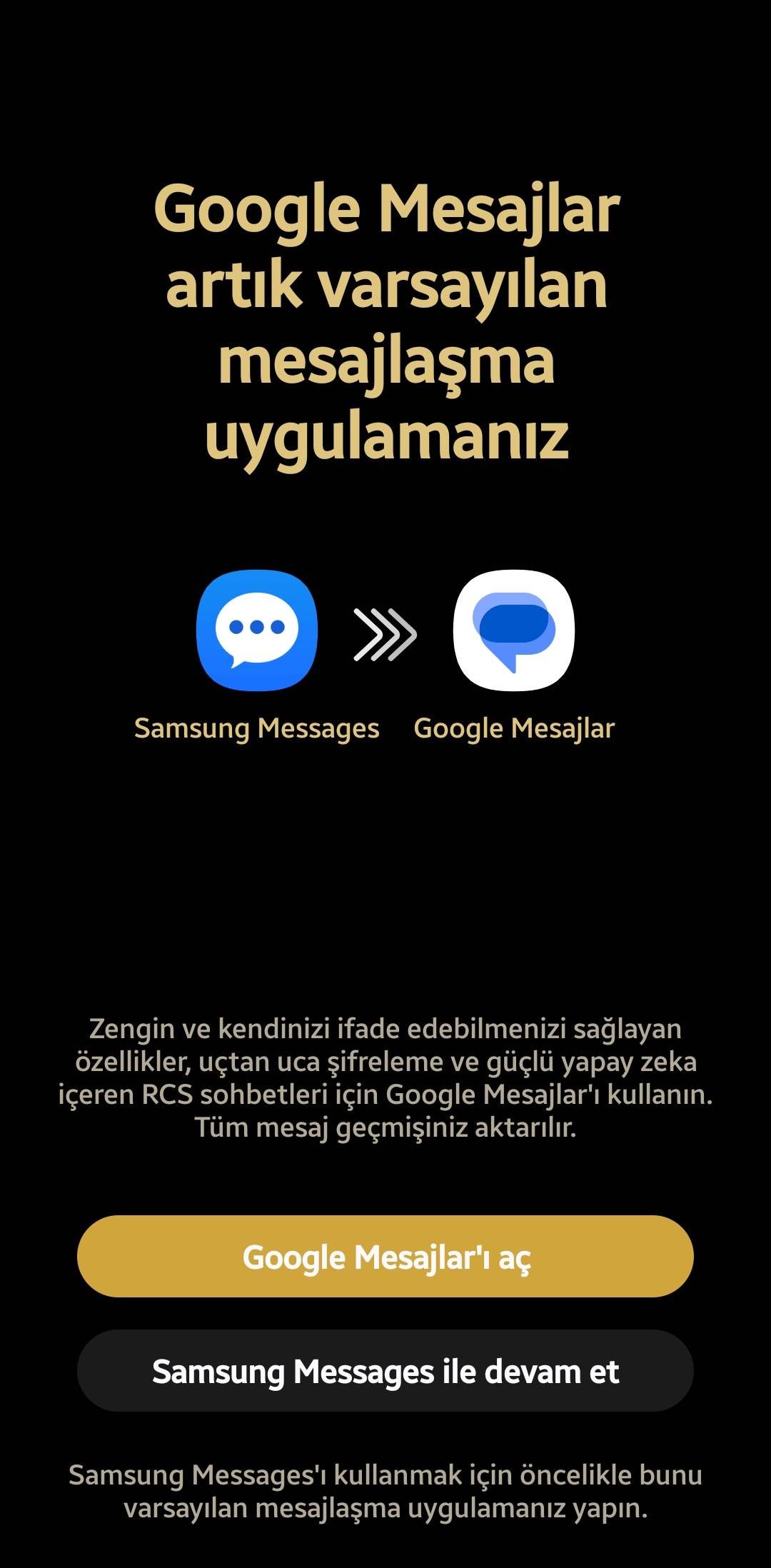 Samsung SMS uygulaması hakkında - Samsung Members