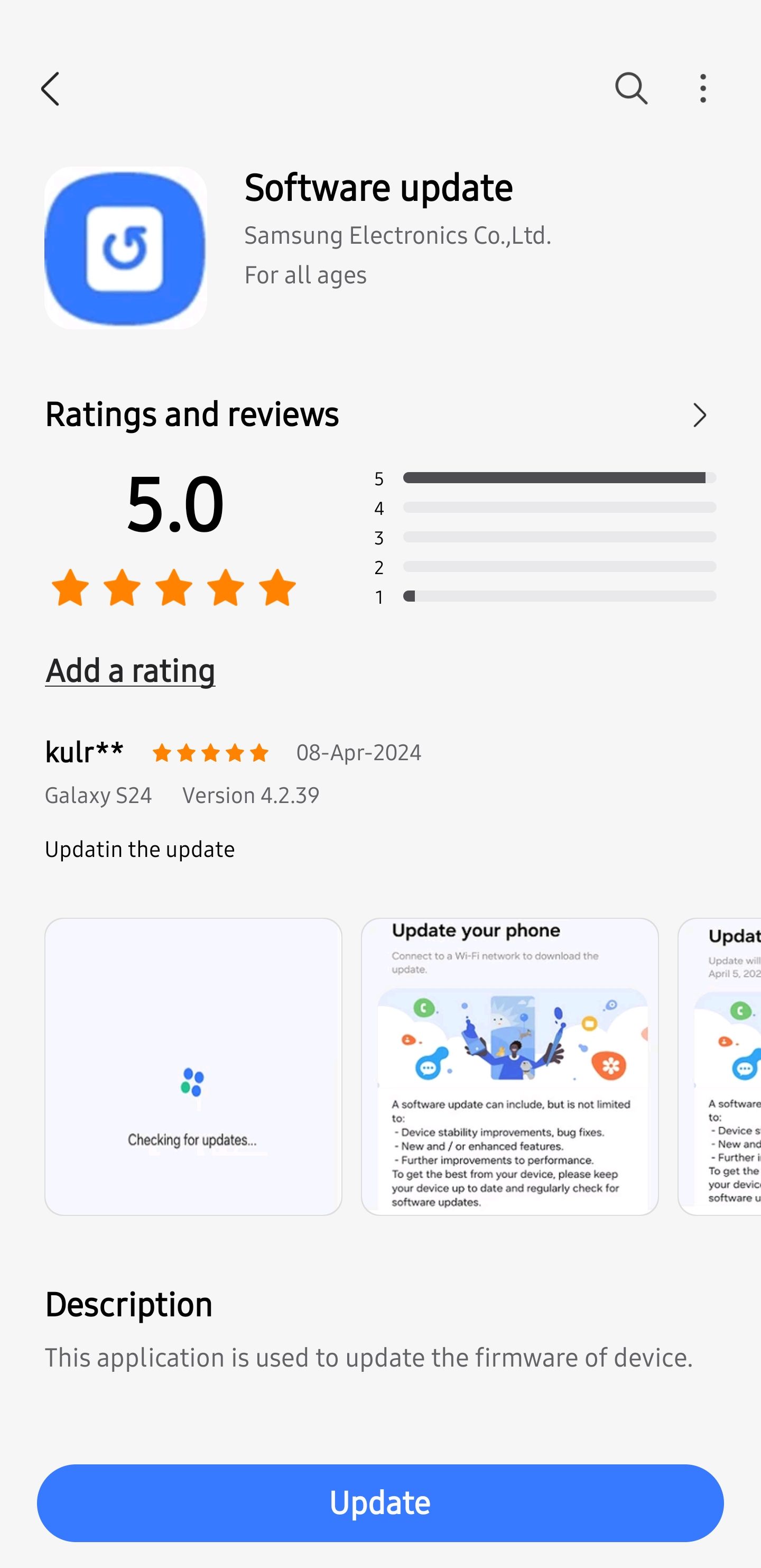 Software update for software update - Samsung Members