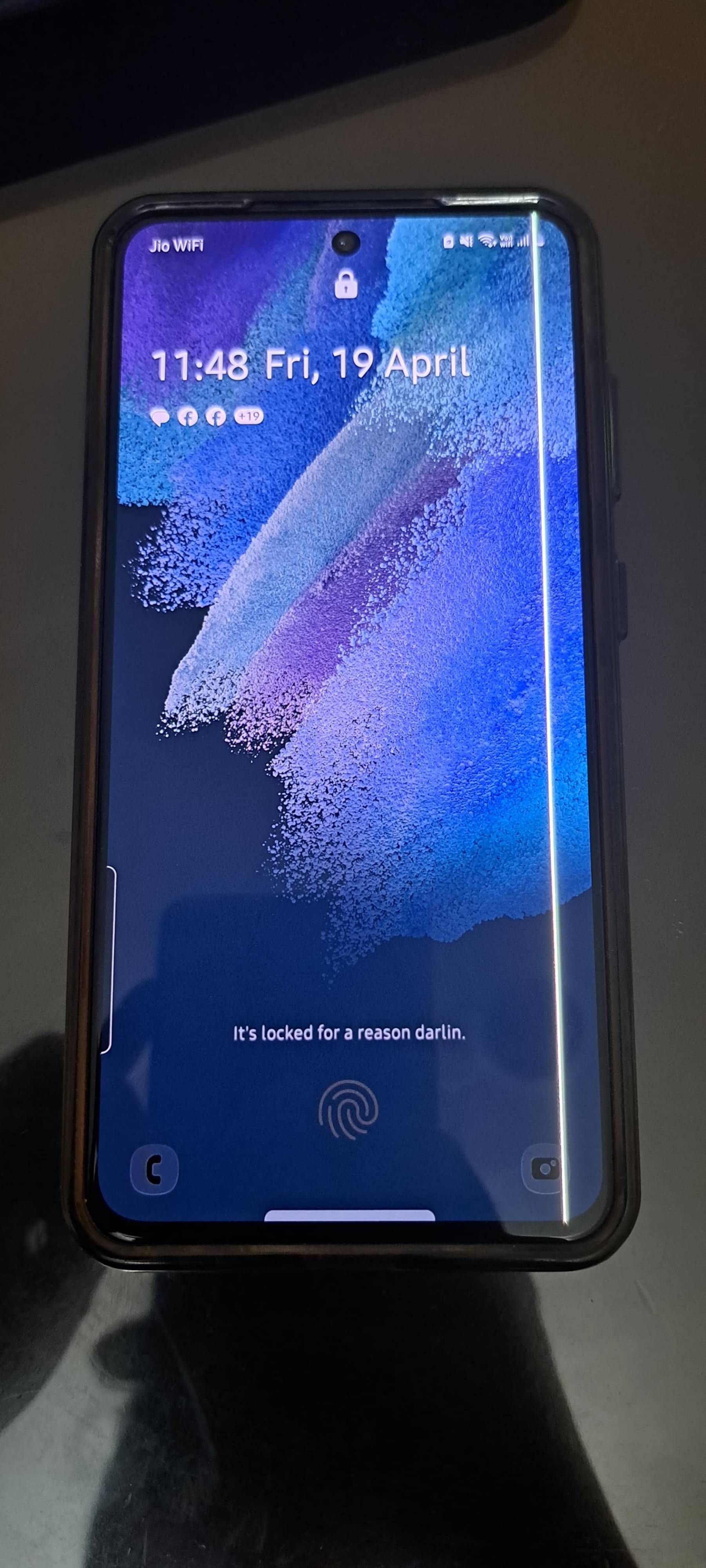 S21fe Exynos white line issue - Samsung Members