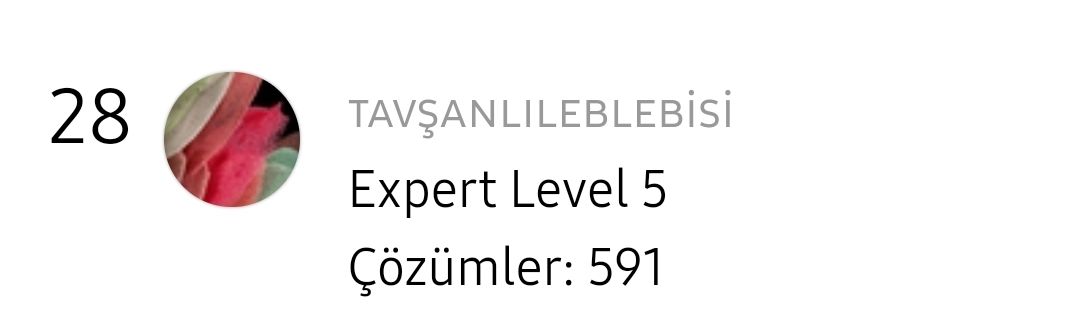 Solved: Tolgaa94 artık hem 700 çözümde hemde listede 24.sı... - Page 2 ...