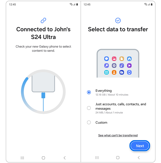 How to use the Smart Switch app to transfer data b... - Samsung Members