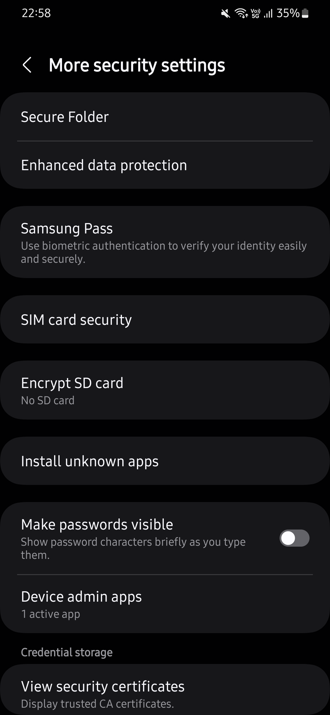App lock - Samsung Members
