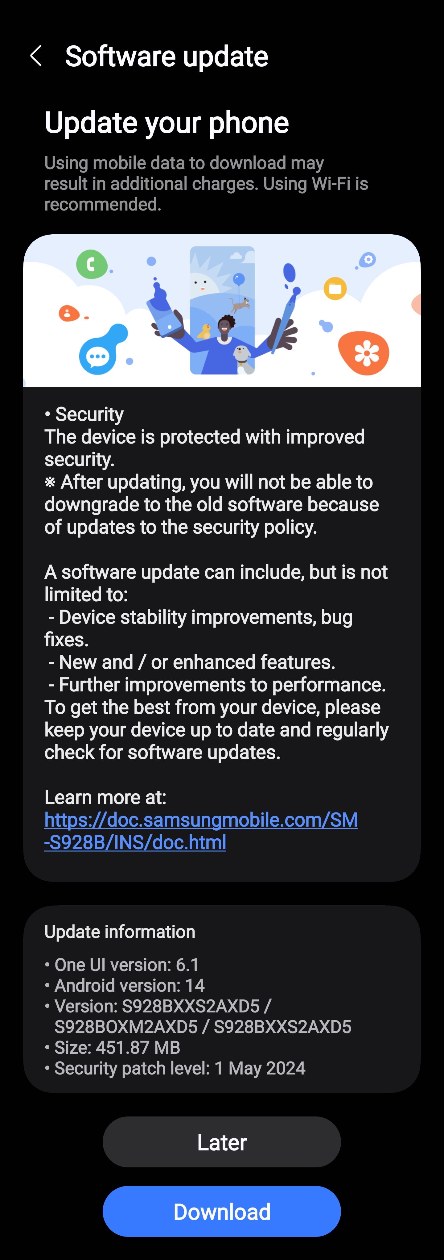 S24 Ultra- Security Patch Level : May 2024 - Samsung Members