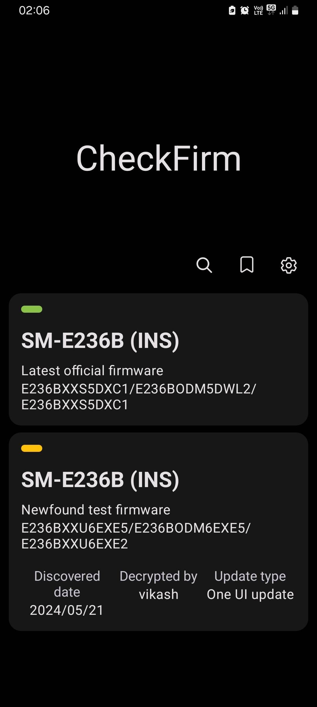 F23 5g new date of firmware testing - Samsung Members
