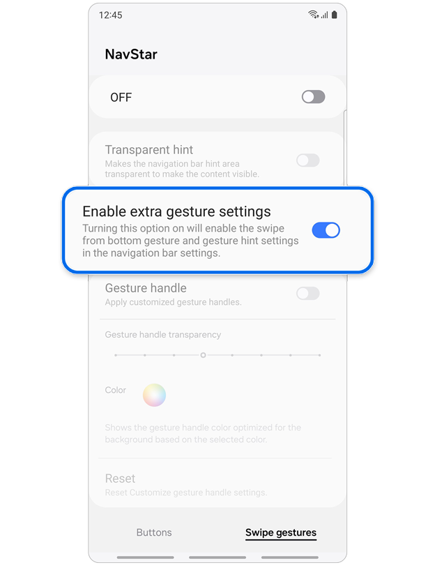 How to enable swipe gestures (Swipe from bottom, G... - Samsung Members