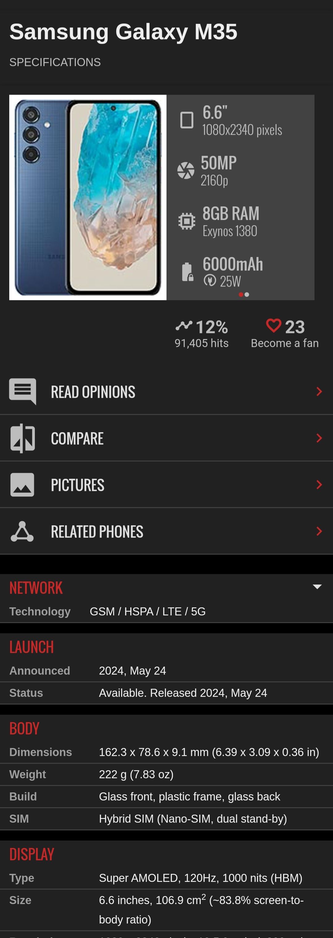 Samsung Galaxy M35 and is available india 🇮🇳? - Samsung Members
