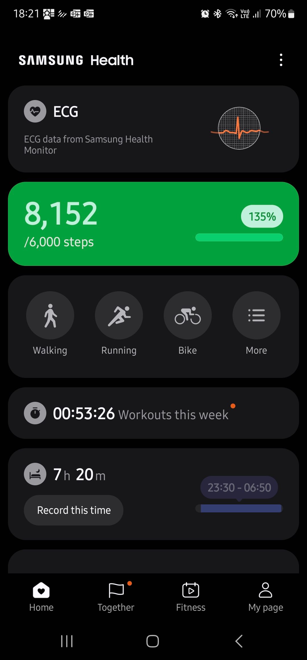 Samsung Health steps - Samsung Members