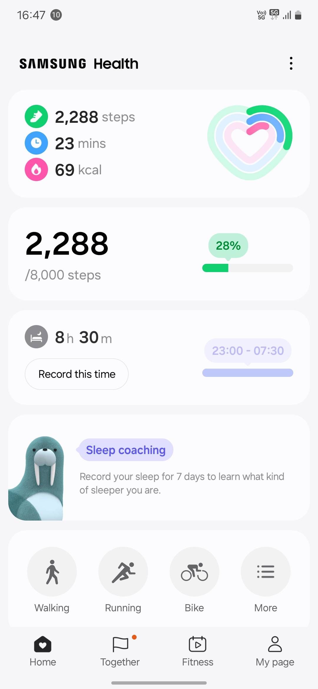 Step Count - Samsung Members