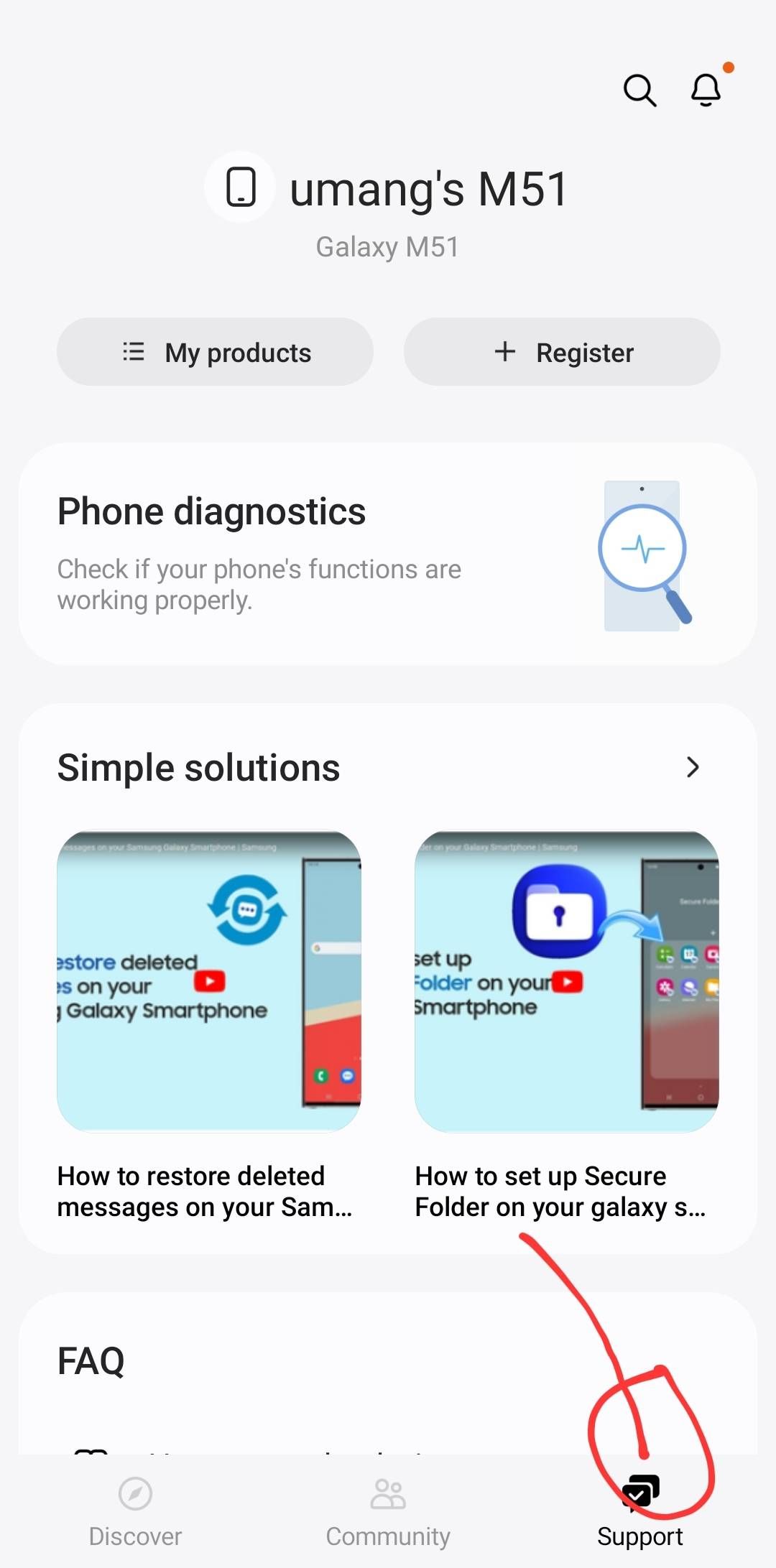 Samsung S21 FE White Line on Screen after Software... - Samsung Members
