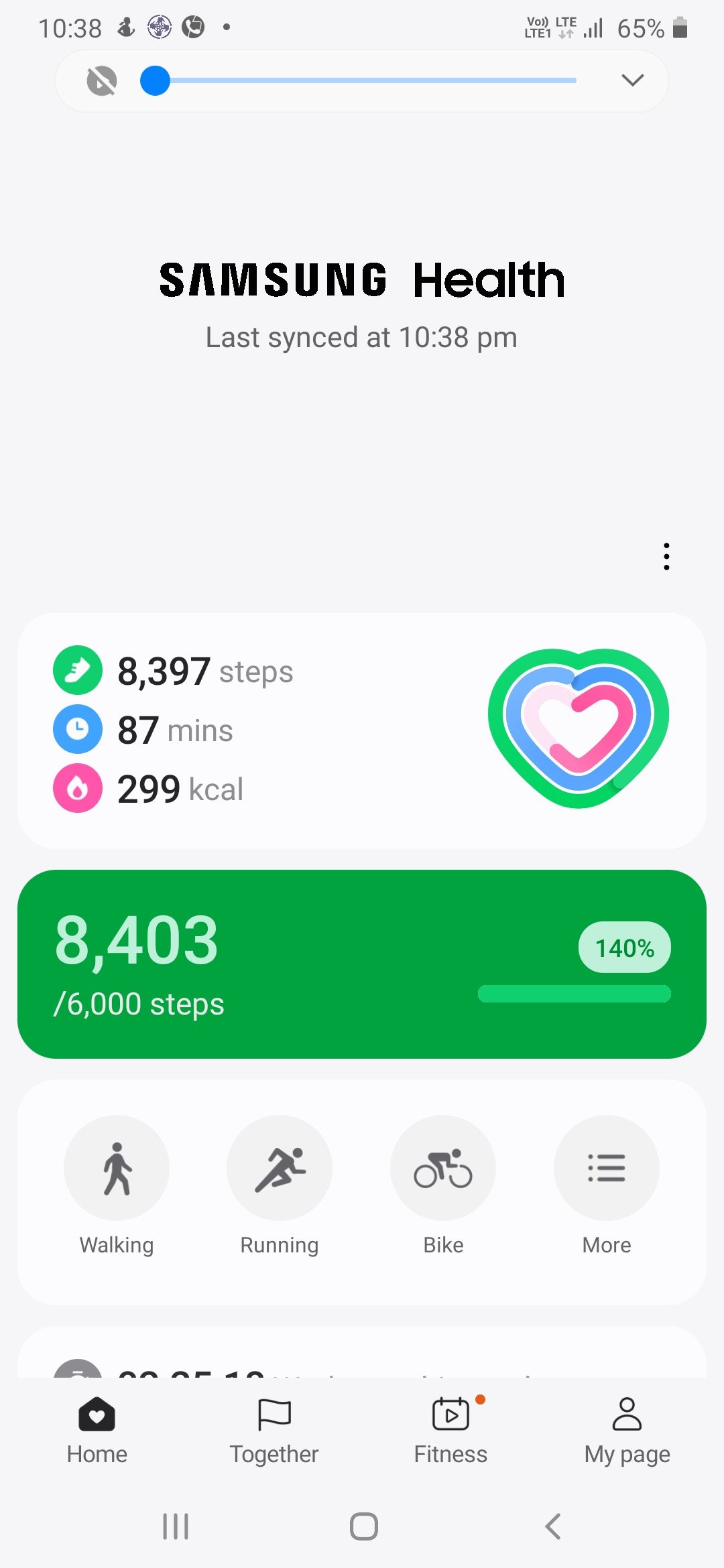 Walking points - Samsung Members