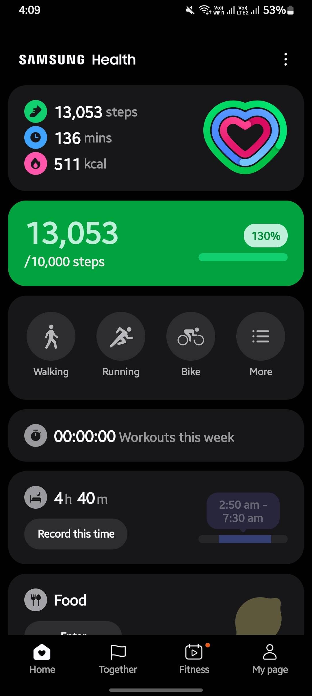 My Today Step Count-13053 - Samsung Members