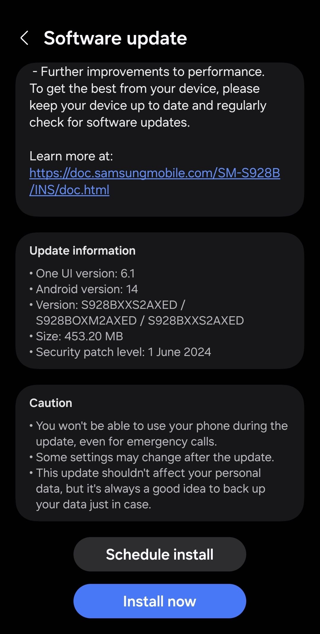 S24 ultra june security update available - Samsung Members