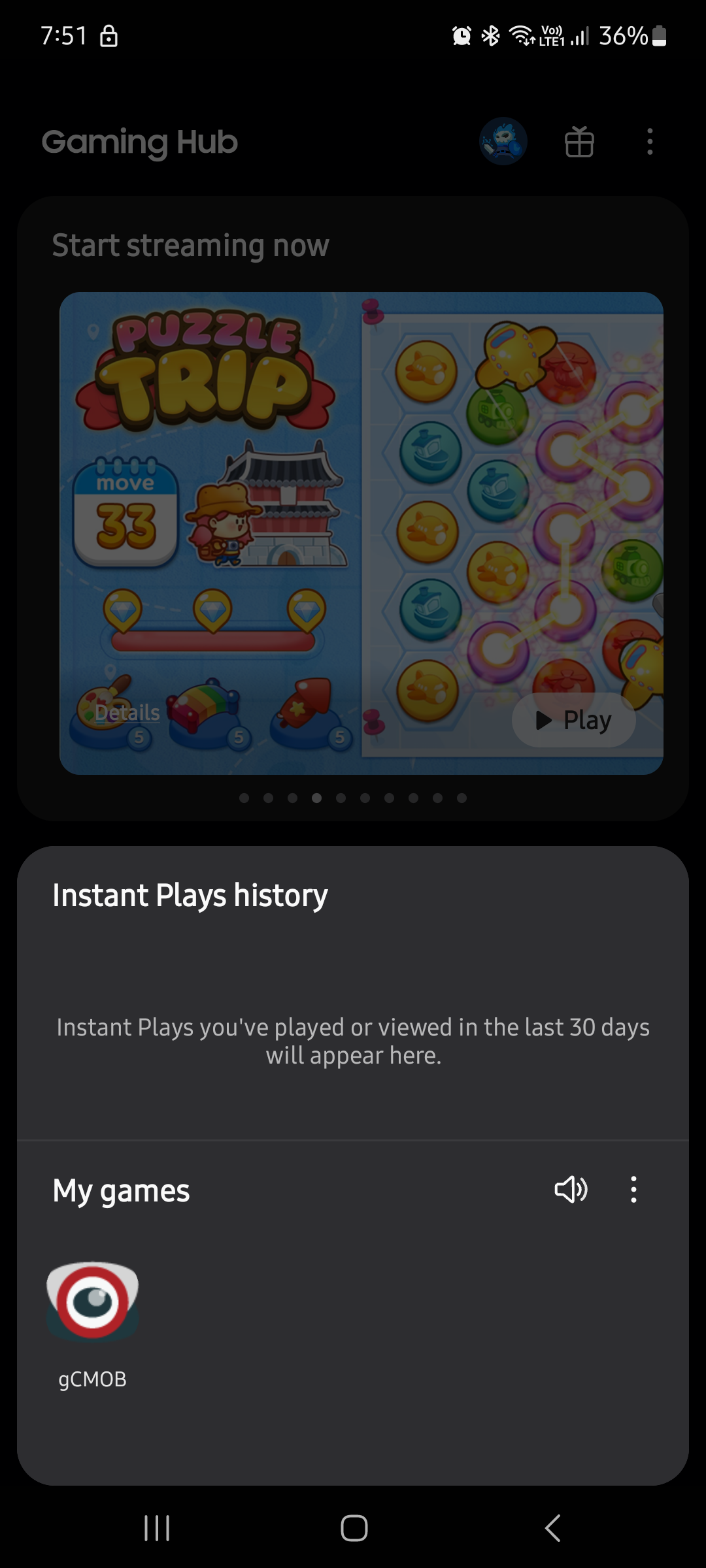 gCMOB, a CCTV app is recognised as a game. - Samsung Members