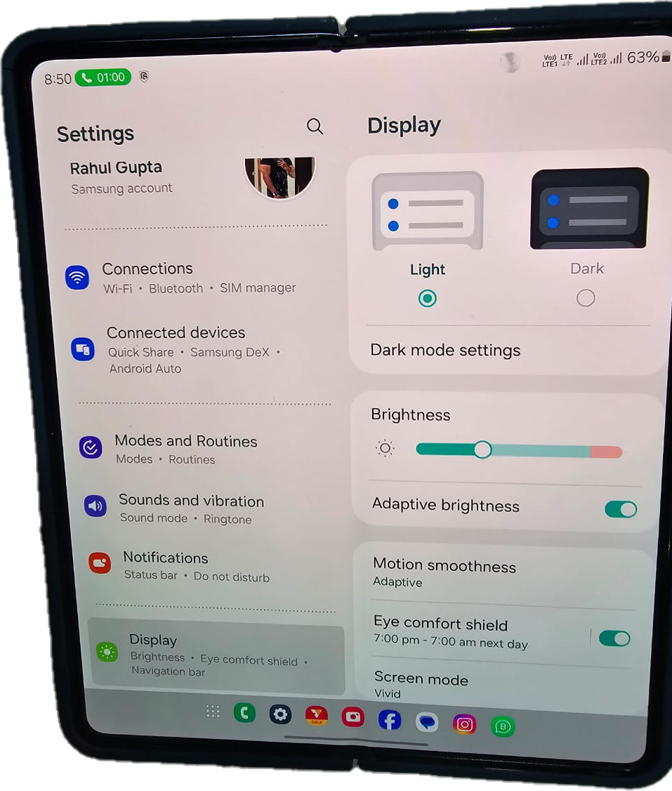 How can i add virtual bezel to my fold 5 inner scr... - Samsung Members