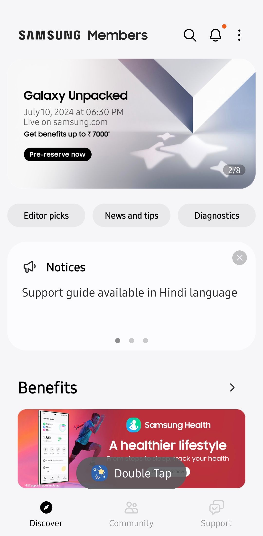 Galaxy unpacked Invitation - Samsung Members