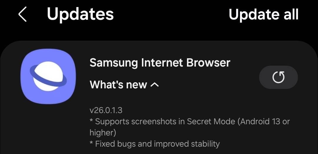 Samsung Internet Browser Update - Samsung Members