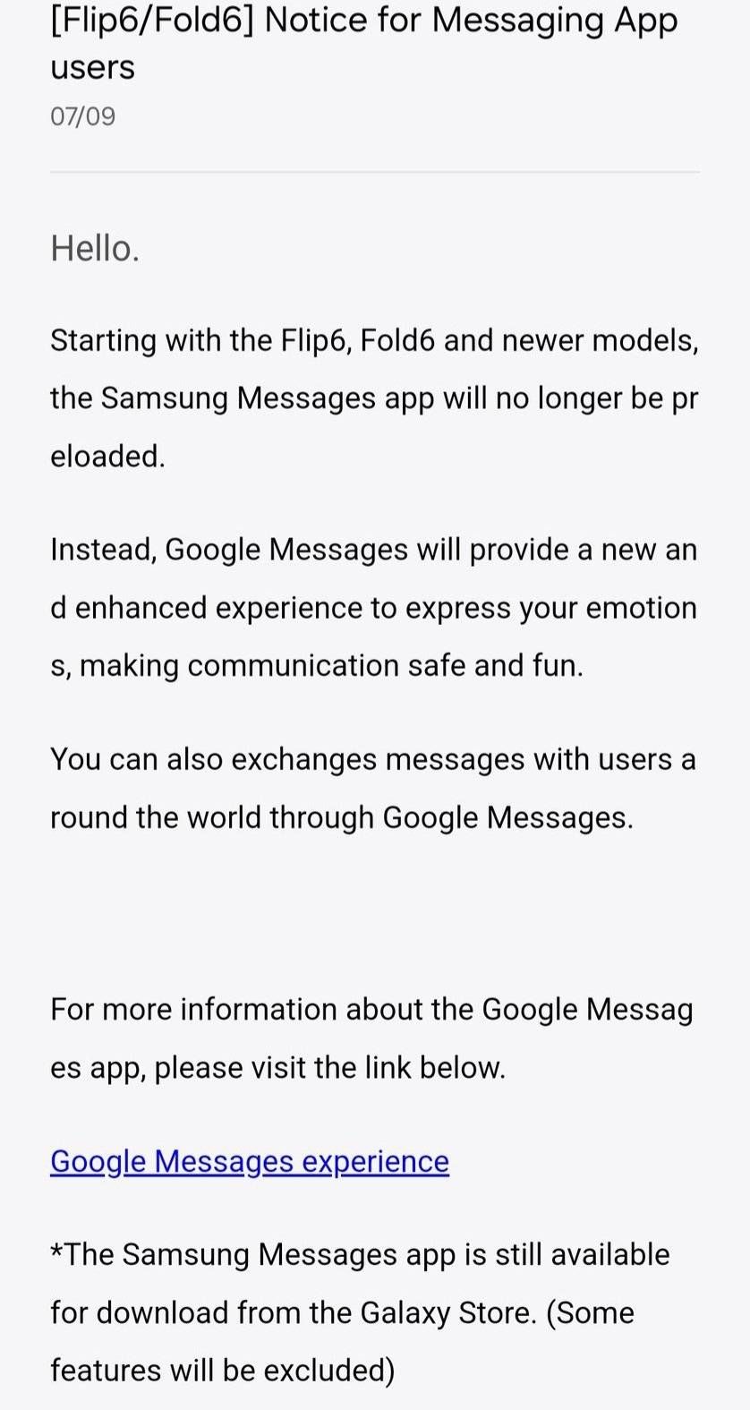 Bye bye Samsung Messages 🫢 - Samsung Members