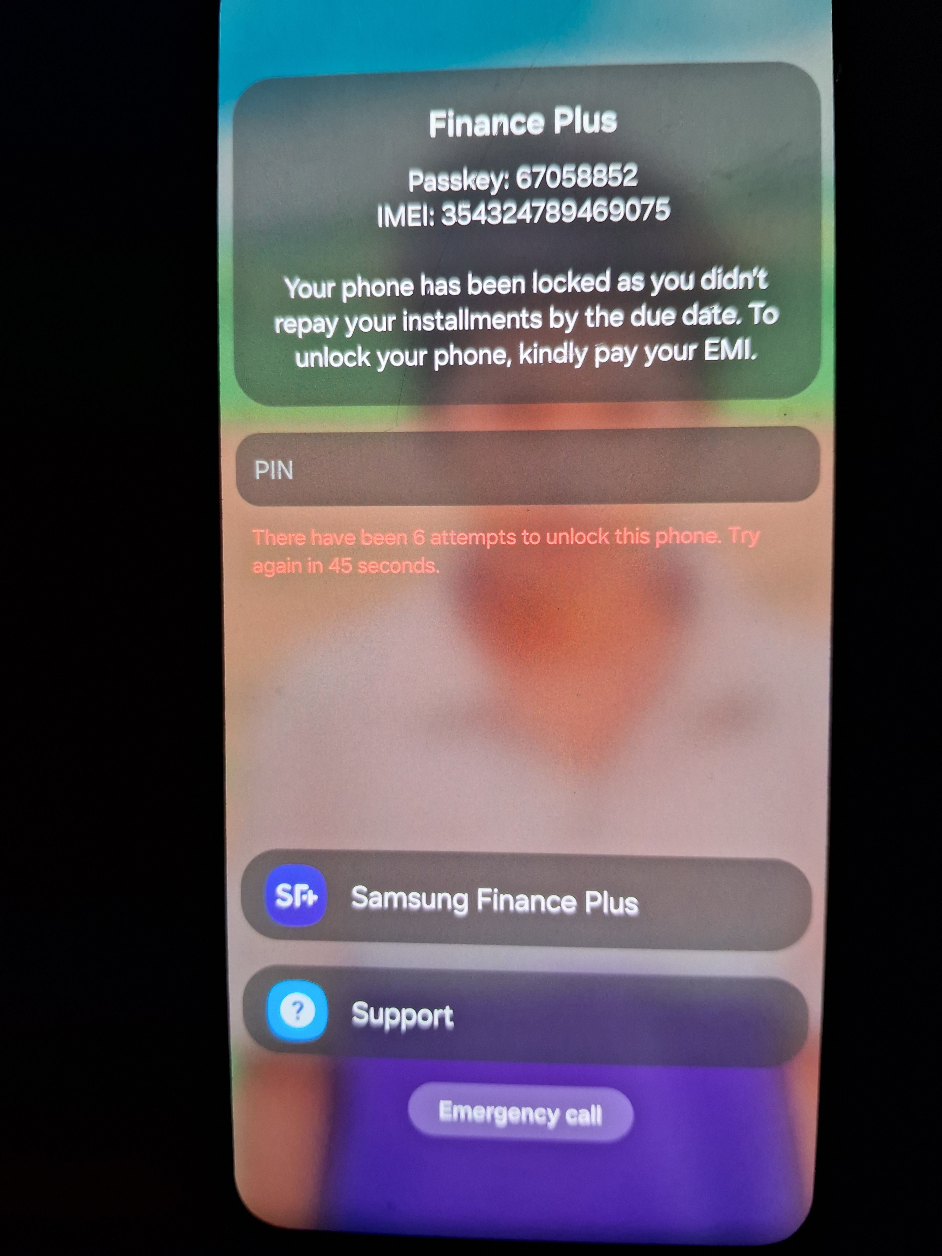 Phone locked due to emi not pay.. - Samsung Members