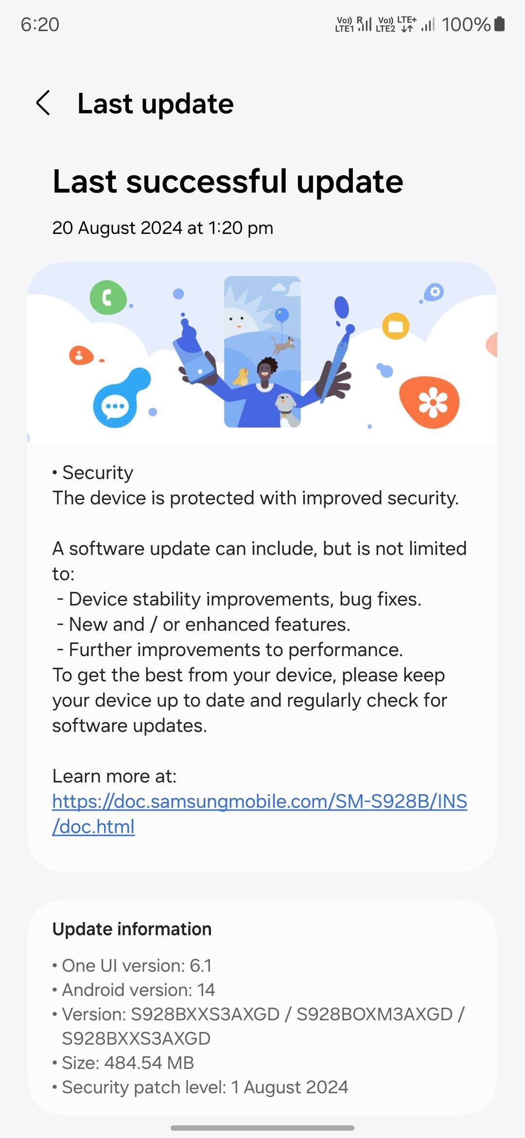 Galaxy s24 ultra August security patch - Samsung Members