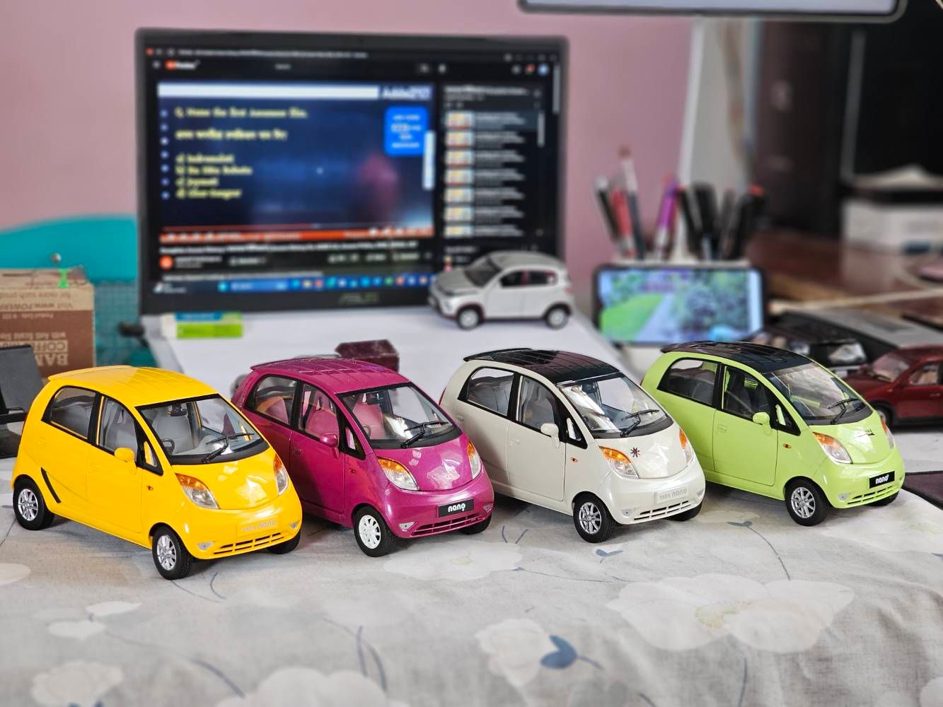 Tata Nano diecast all colours - Samsung Members