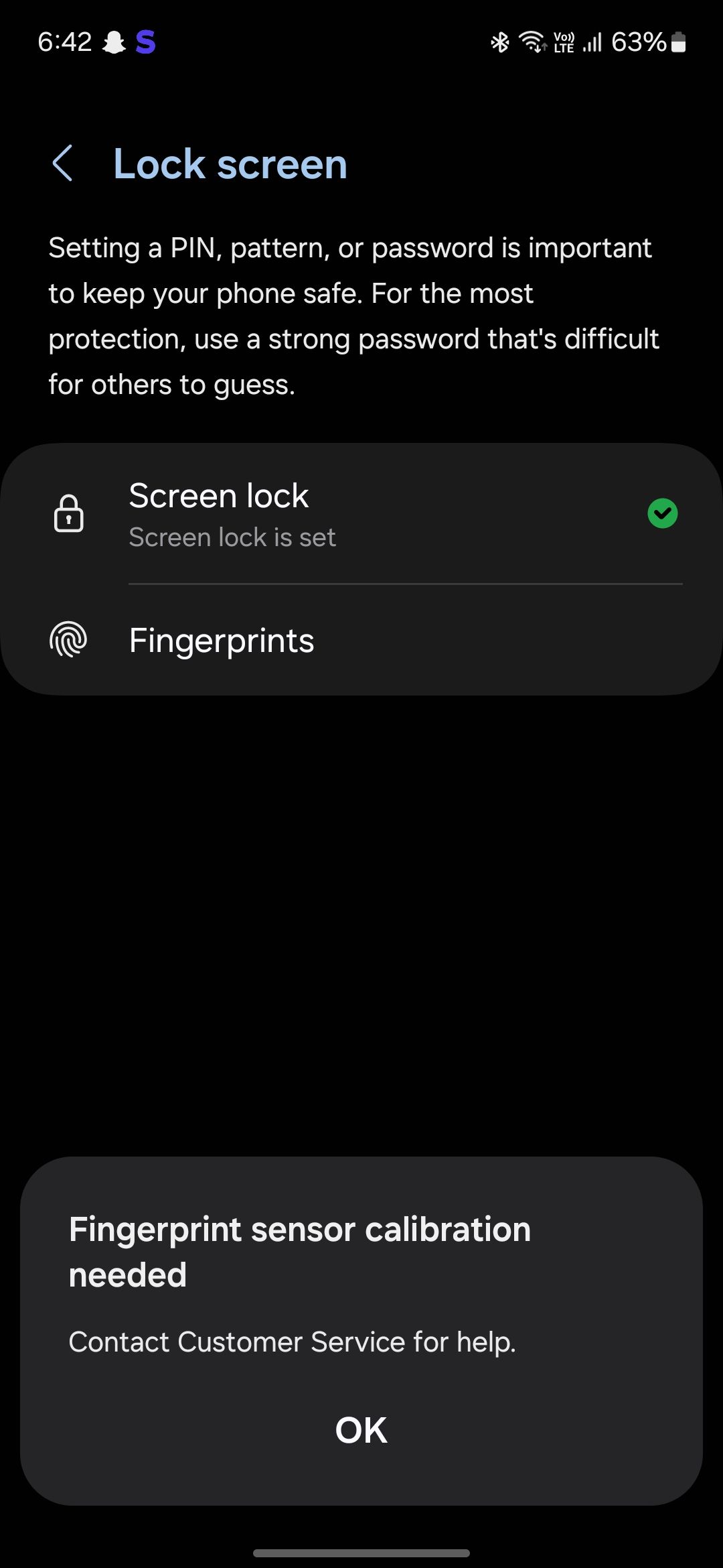 Samsung S20 FE | Fingerprint sensor calibration n... - Samsung Members