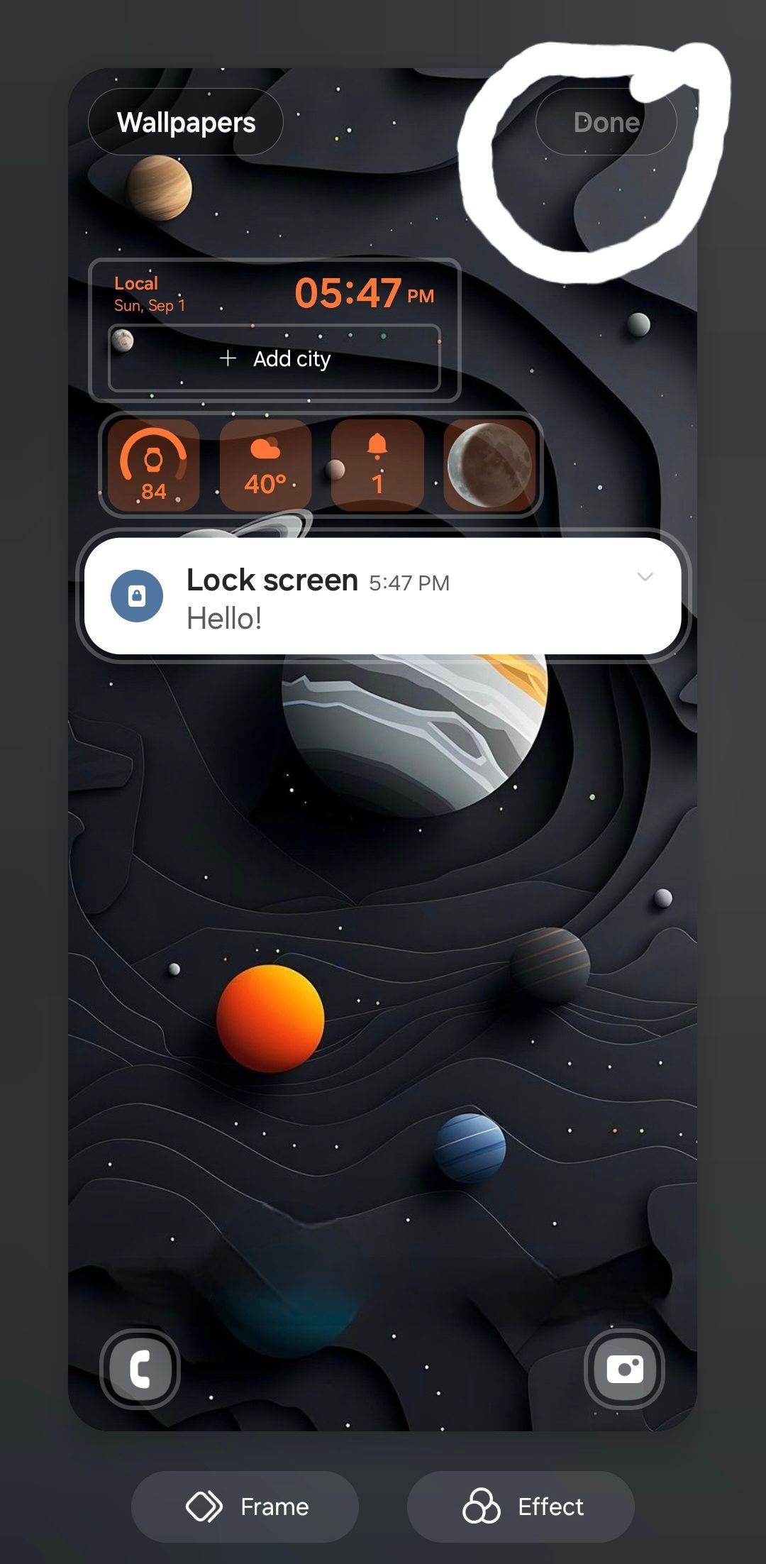 Lock screen wallpaper - Samsung Members