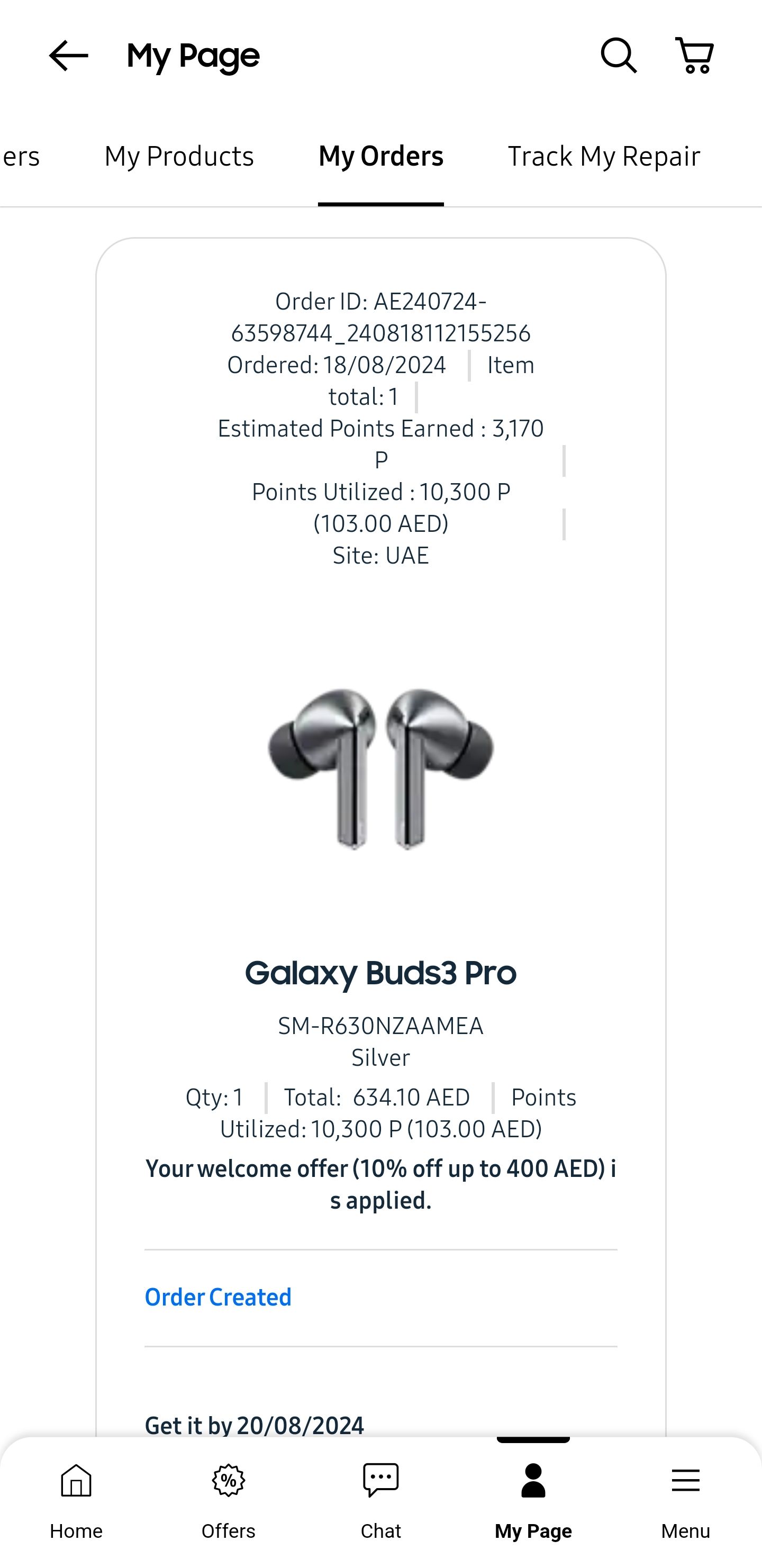 Reward point issue - Samsung Members