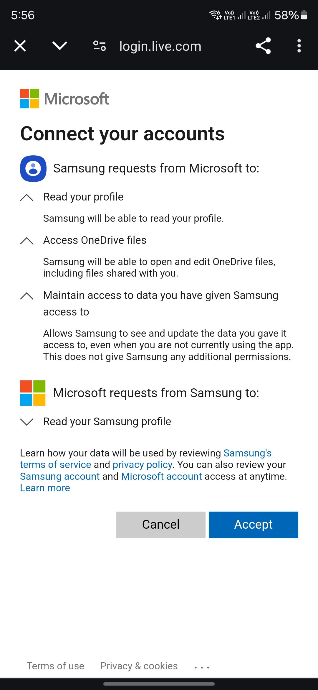 Samsung S24 ultra gallery server error onedrive sy... - Samsung Members