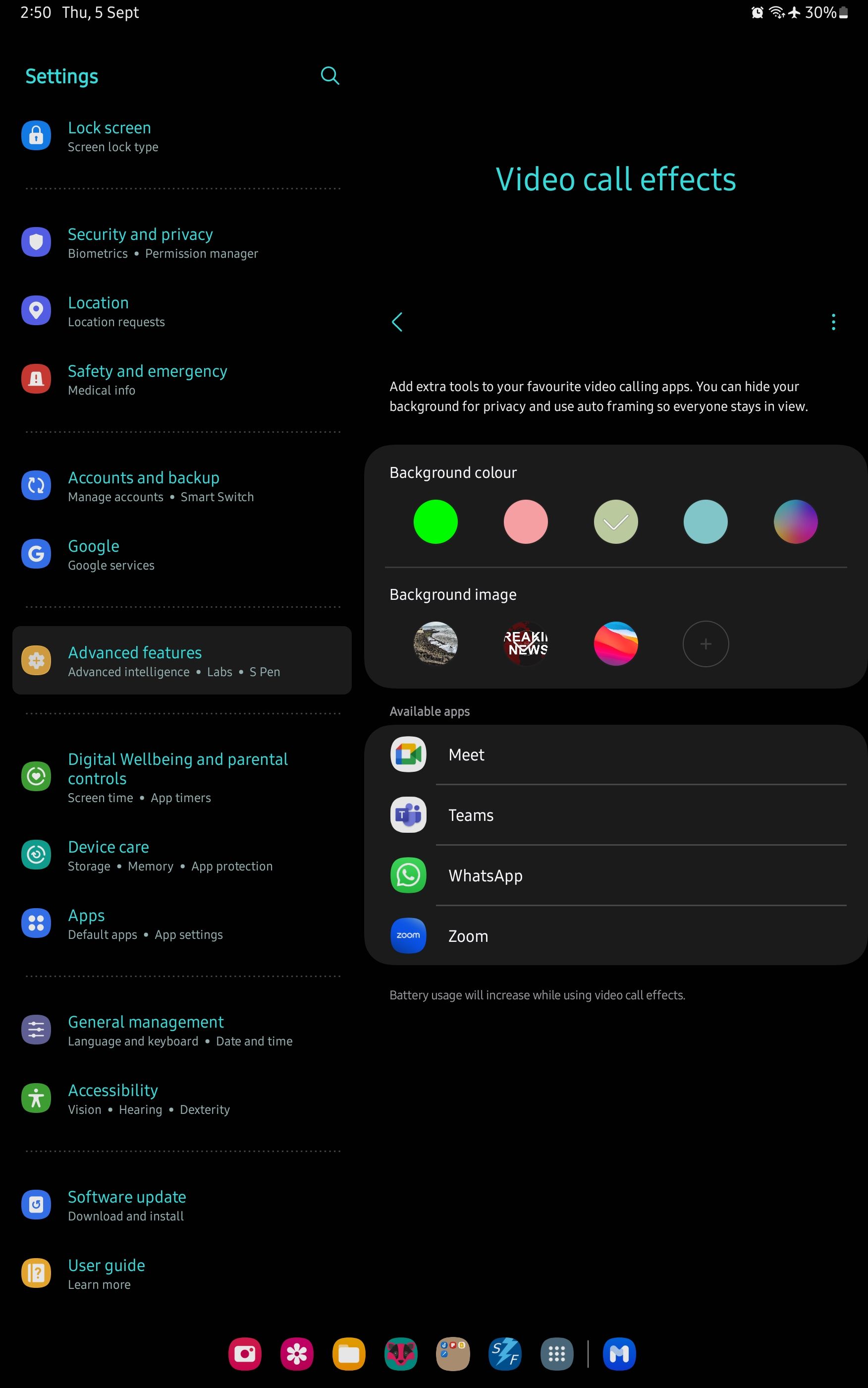 Why video call effects not available for Discord. ... - Samsung Members