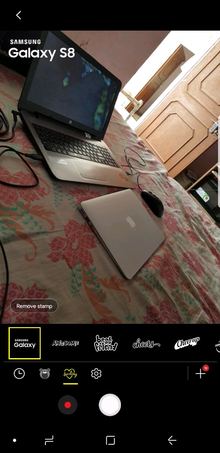 Auto watermark on camera pictures - Samsung Members