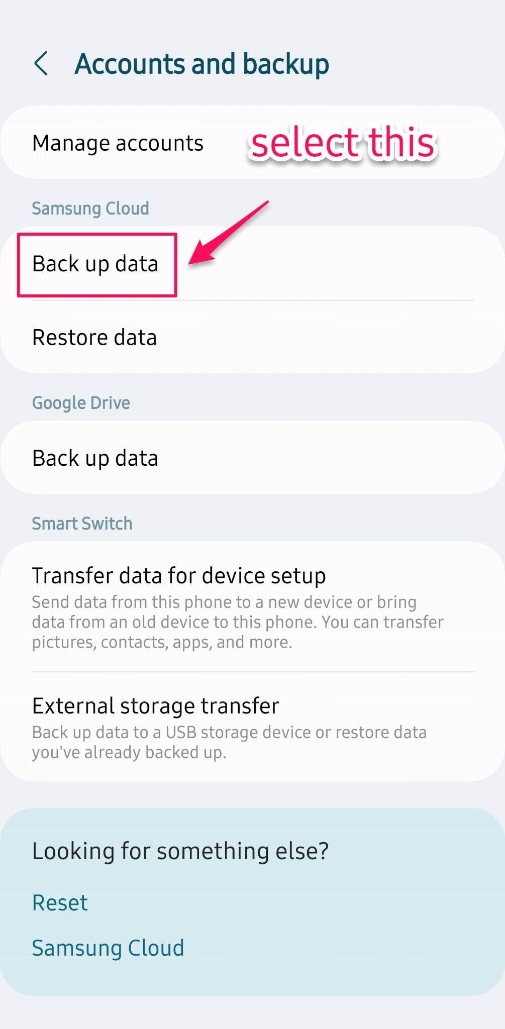 Samsung Backup Automatically backups to a personal... - Samsung Members