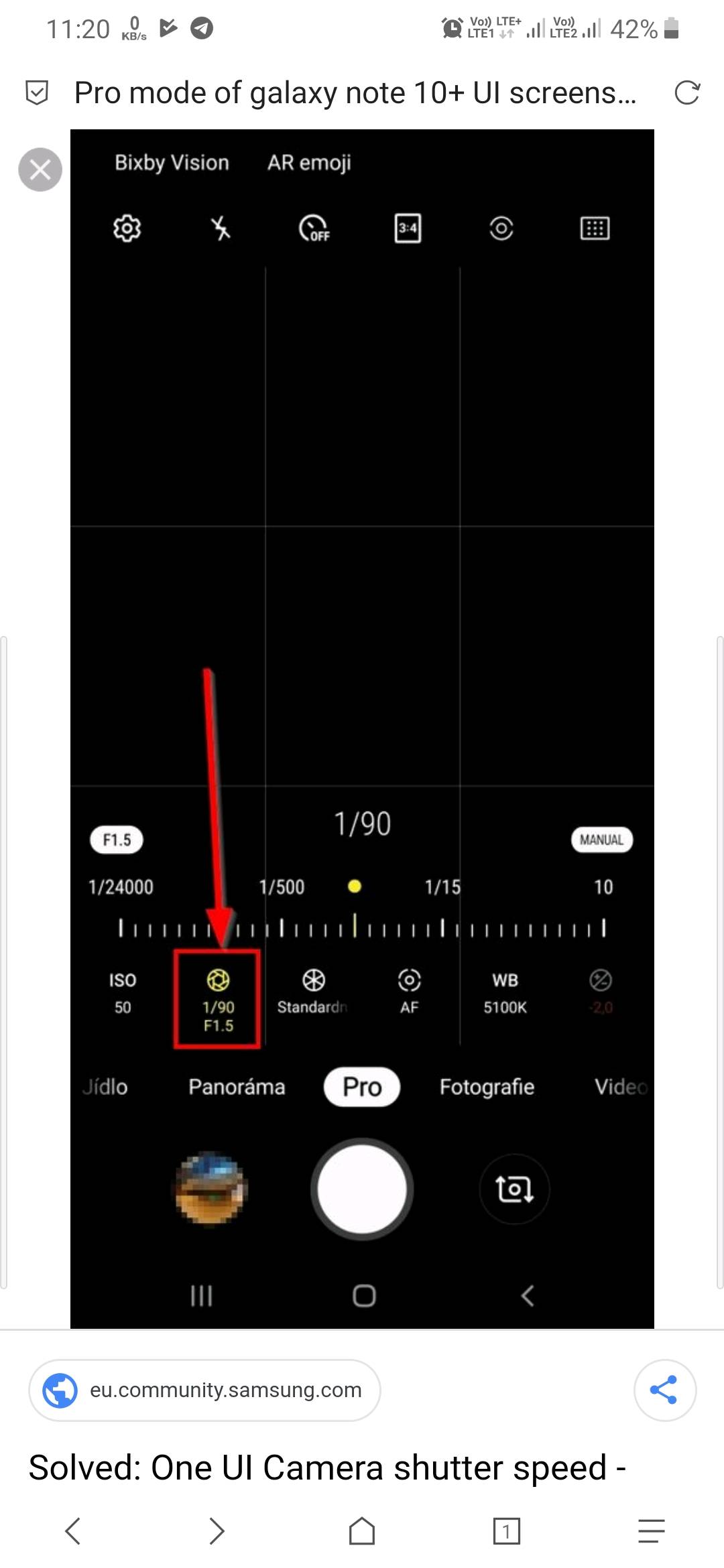 camera Pro mode - Samsung Members