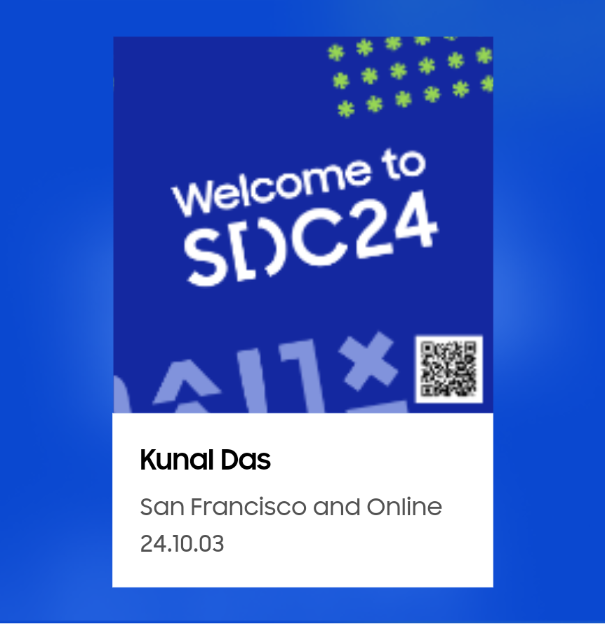 SDC'24 - Samsung Members