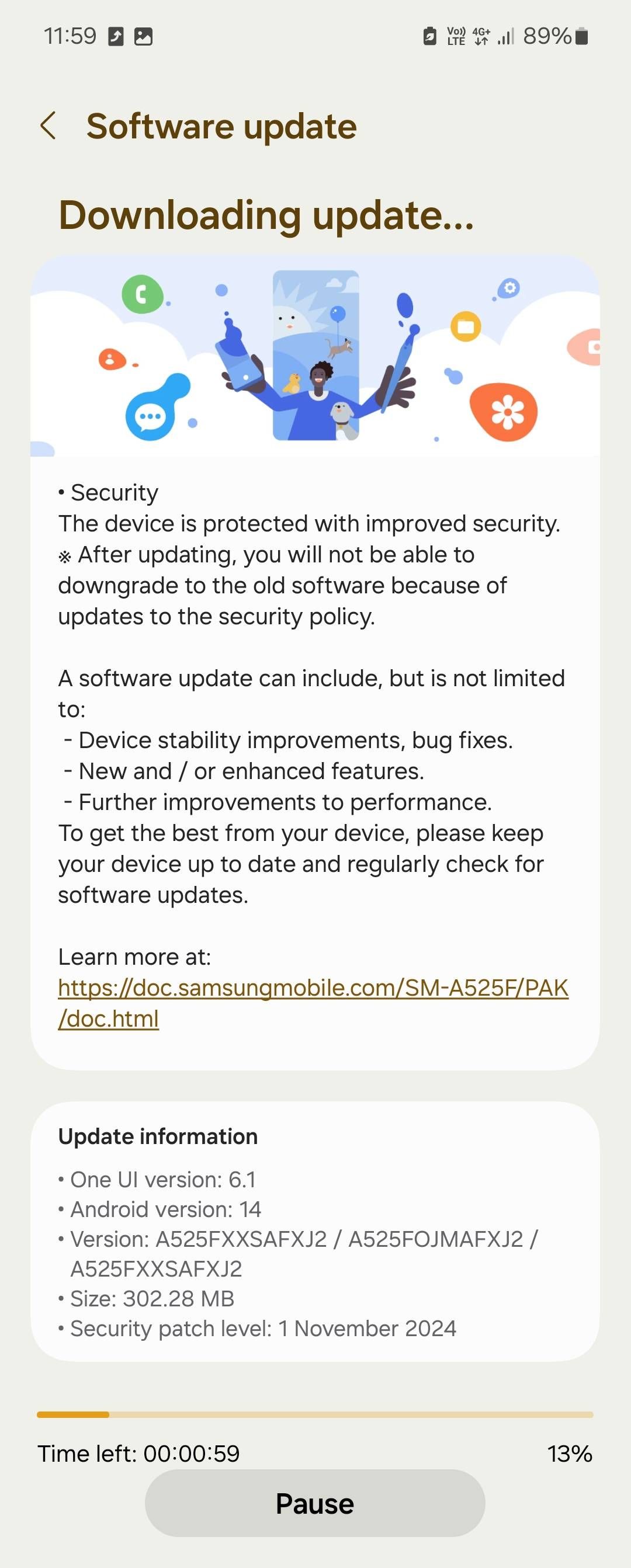 Samsung A52 November Security Patch Update - Samsung Members