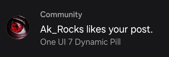 One UI 7 Dynamic Pill - Samsung Members