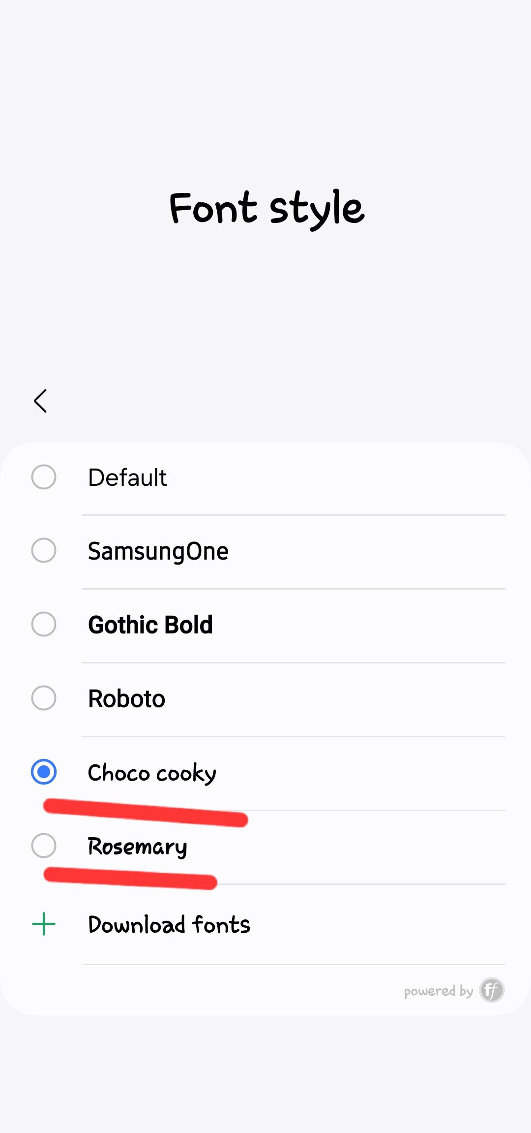 Here are your (Samsung's Old Missing Free Fonts!) - Samsung Members