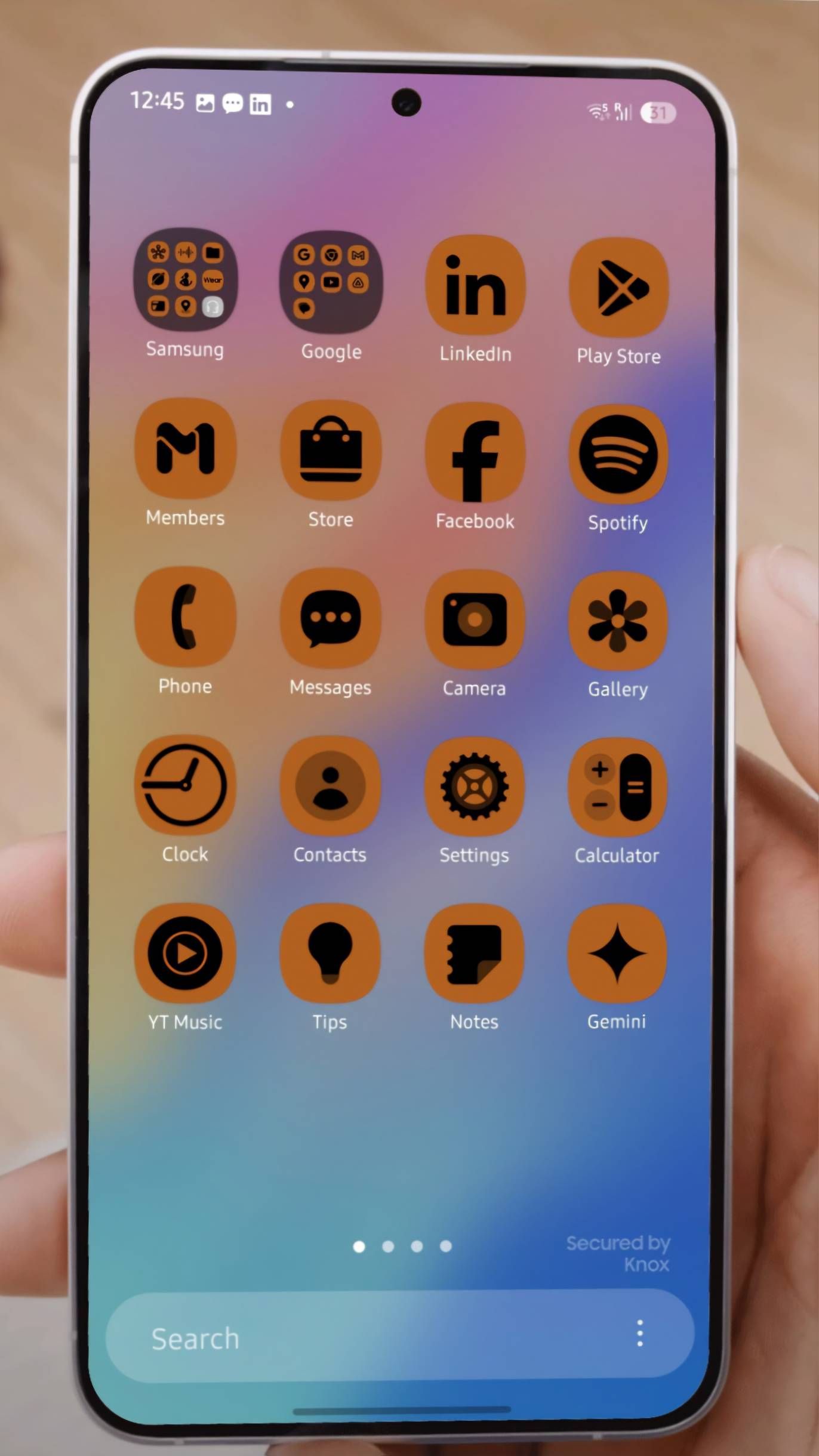One UI 7: Dark and light mode color palette app ic... - Samsung Members