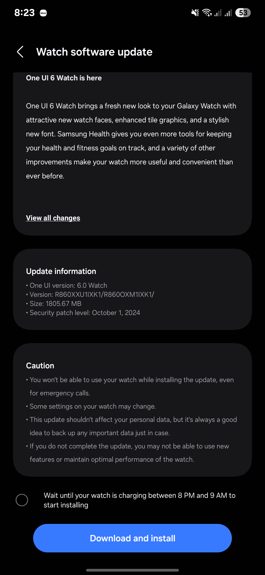 Oneui 6 Update for Watch 4 BT - Samsung Members