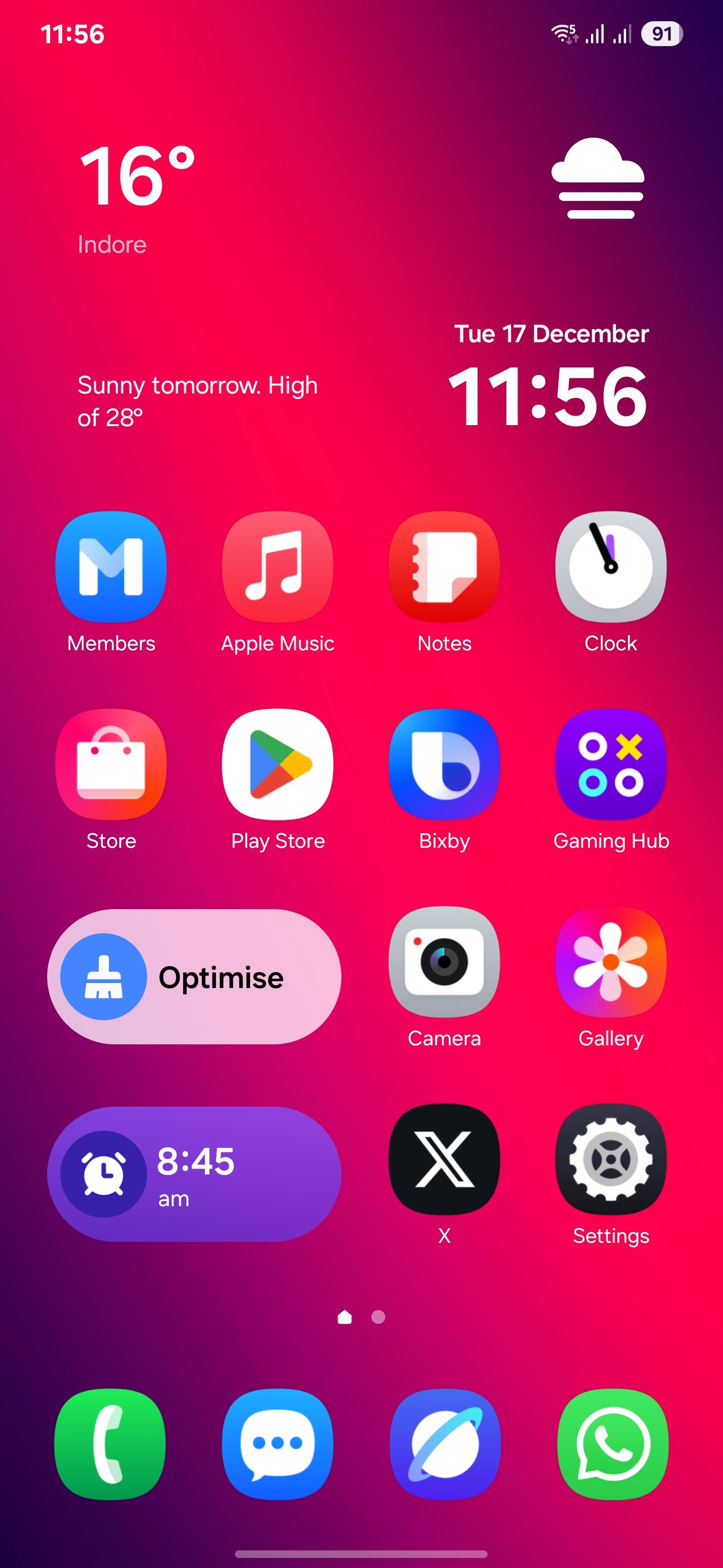 One Ui7 Homescreen setup 2. - Samsung Members