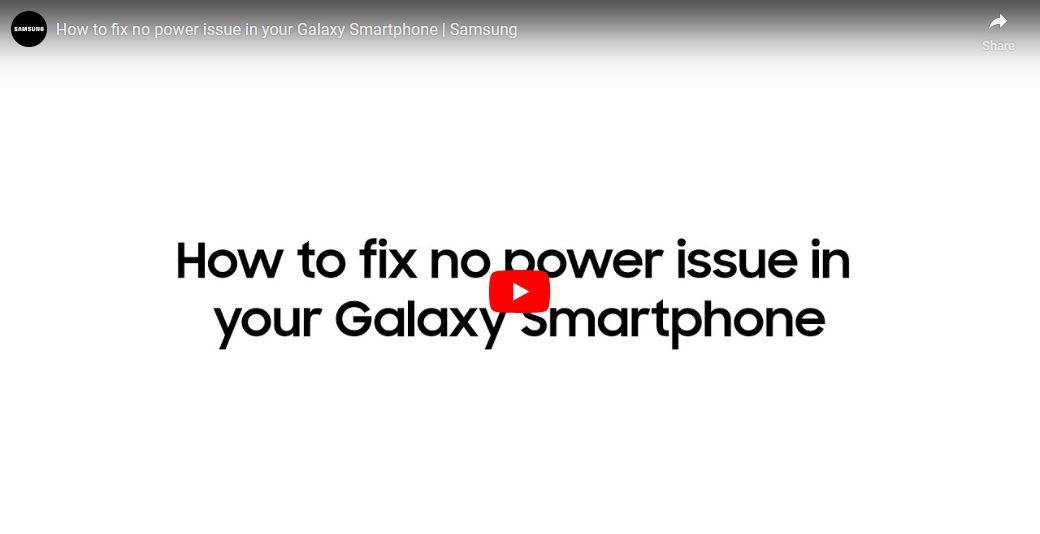 How to fix no power issue in your Galaxy Smartphon... - Samsung Members
