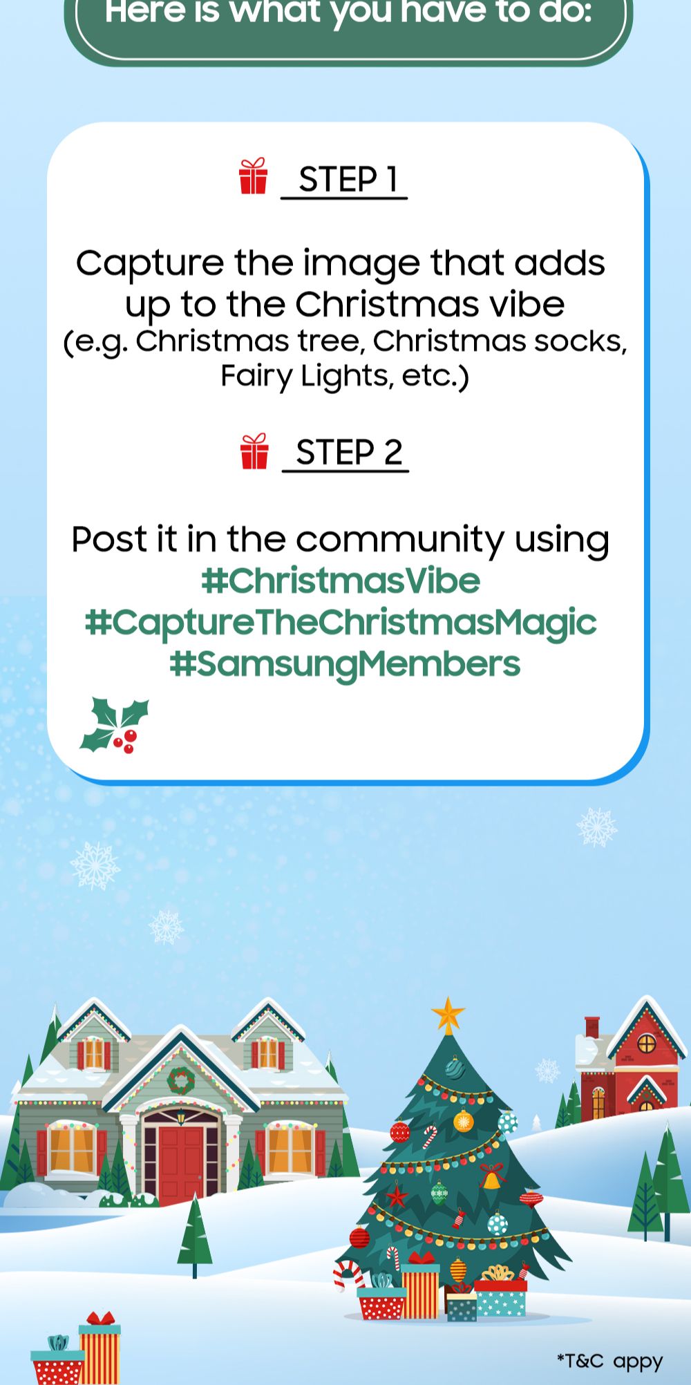 [Contest Alert] - Find the Christmas magic 🎄 - Samsung Members