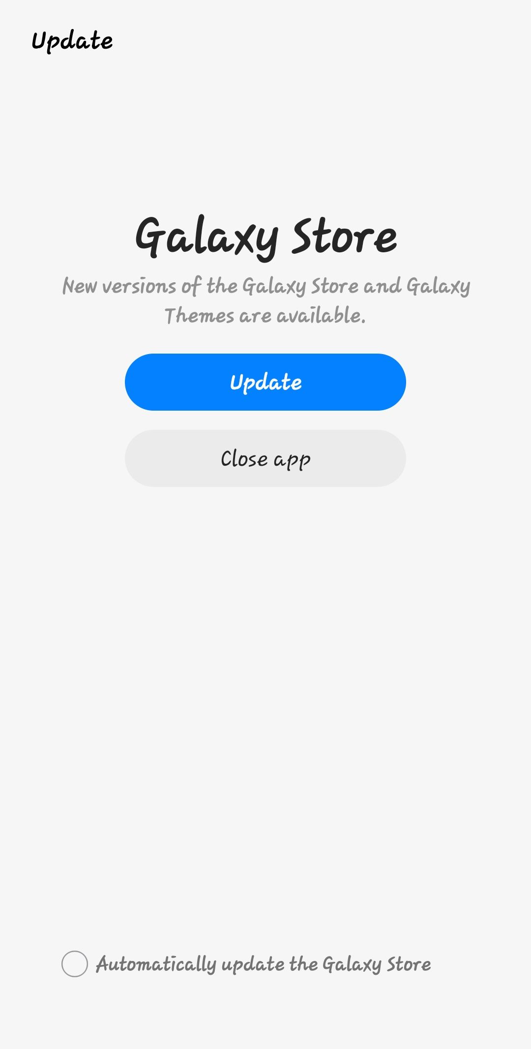 Galaxy store app updates - Samsung Members